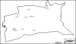 Wilaya de Béchar , d-maps.com: carte géographique gratuite, carte ...