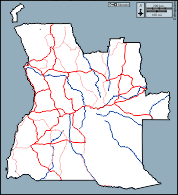 Angola: mapas gratuitos, mapas mudos gratuitos, mapas en blanco ...