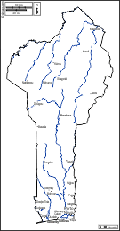 Benín: d-maps.com: mapas gratuitos, mapas mudos gratuitos, mapas en ...