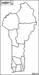 Benín: d-maps.com: mapas gratuitos, mapas mudos gratuitos, mapas en ...