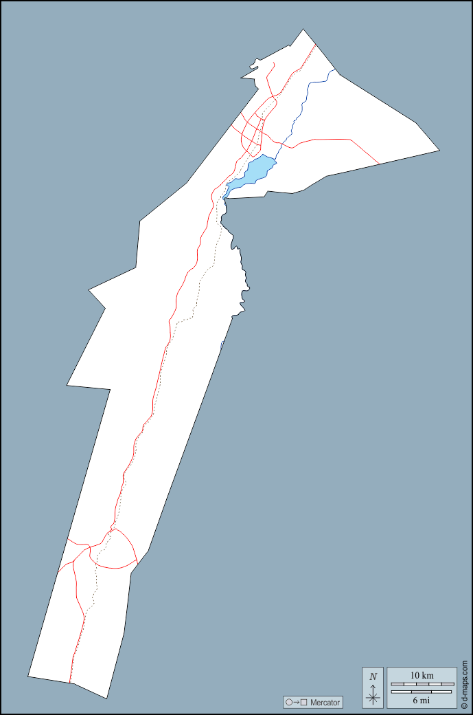 South-East District, d-maps.com: free map, free blank map, free outline ...