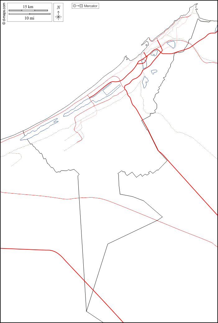Alexandria, d-maps.com: free map, free blank map, free outline map ...
