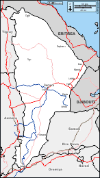 Afar: Free maps, free blank maps, free outline maps, free base maps