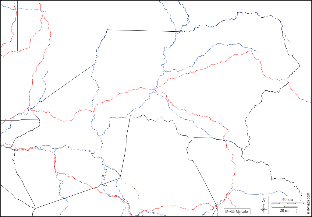 Ogooué-Ivindo, d-maps.com: free map, free blank map, free outline map ...