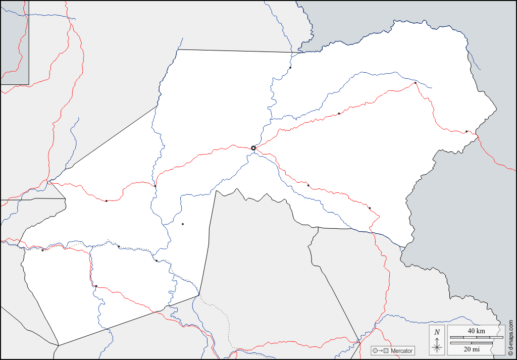 Ogooué-Ivindo, d-maps.com: free map, free blank map, free outline map ...