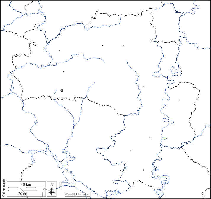 Northern, d-maps.com: free map, free blank map, free outline map, free ...