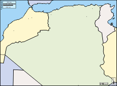 Maghreb: d-maps.com: free maps, free blank maps, free outline maps ...