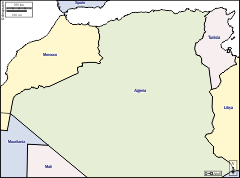 Maghreb: d-maps.com: free maps, free blank maps, free outline maps ...