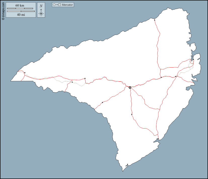 Nampula, d-maps.com: free map, free blank map, free outline map, free ...