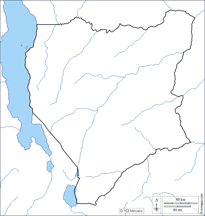 Niassa, d-maps.com: free map, free blank map, free outline map, free ...