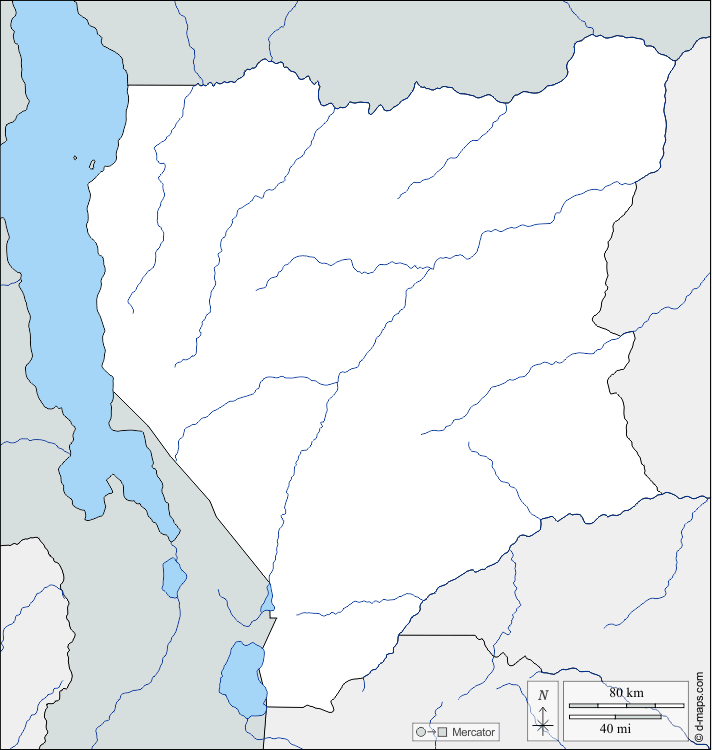 Niassa, d-maps.com: free map, free blank map, free outline map, free ...