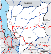 Niassa: d-maps.com: Kostenlose Karten, Kostenlose stumme Karten ...