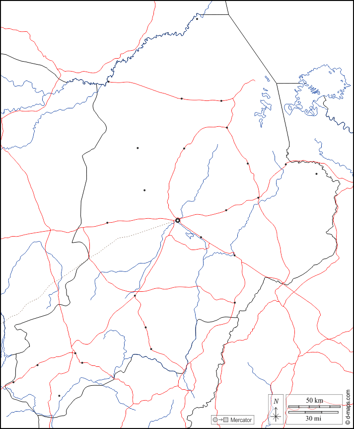 Borno Mapa gratuito, mapa mudo gratuito, mapa en blanco gratuito ...