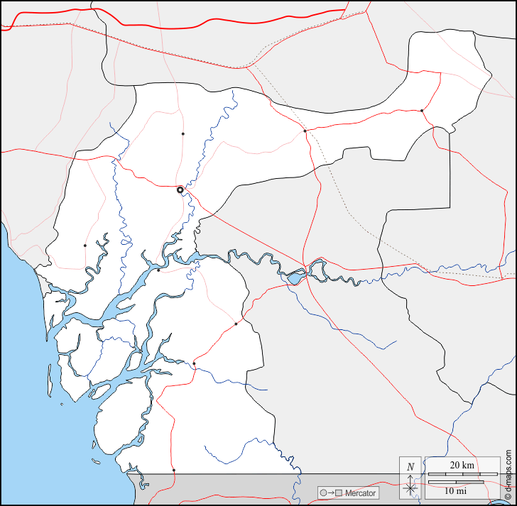 Fatick carte géographique gratuite, carte géographique muette gratuite ...