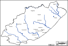 Eastern Cape Province: d-maps.com: free maps, free blank maps, free ...