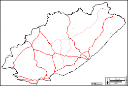 Eastern Cape Province: d-maps.com: free maps, free blank maps, free ...