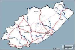 Eastern Cape Province: d-maps.com: free maps, free blank maps, free ...