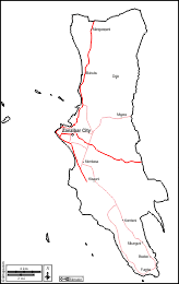 Mjini Magharibi: Free maps, free blank maps, free outline maps, free ...