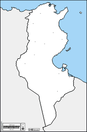 Tunisia: d-maps.com: free maps, free blank maps, free outline maps ...