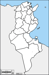 Tunisia: d-maps.com: free maps, free blank maps, free outline maps ...