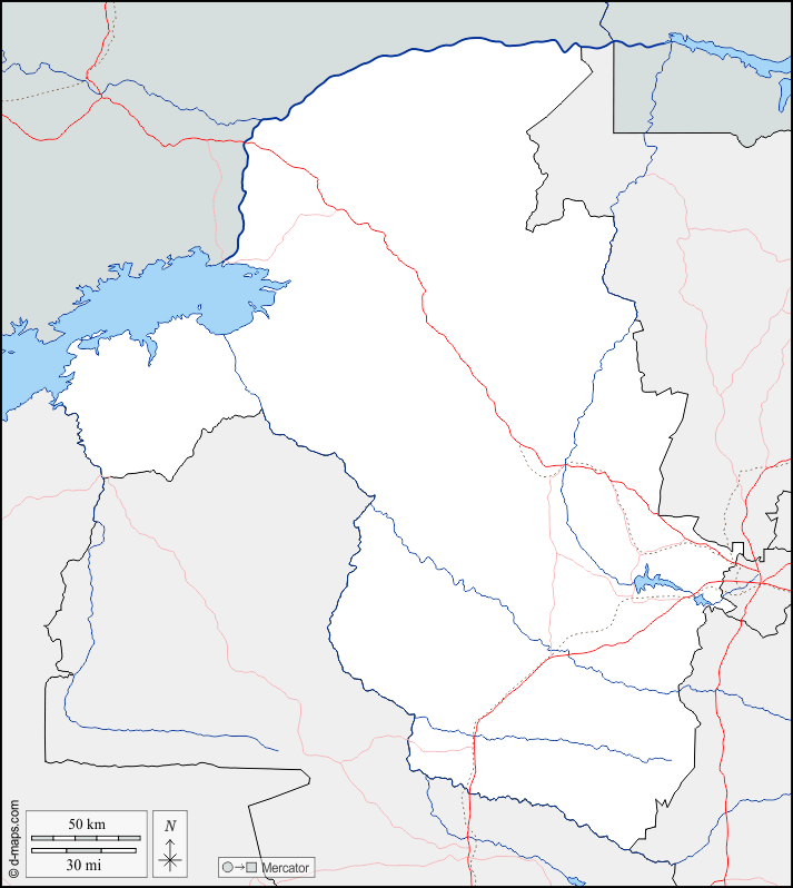 Mashonalandia Occidental Mapa gratuito, mapa mudo gratuito, mapa en ...