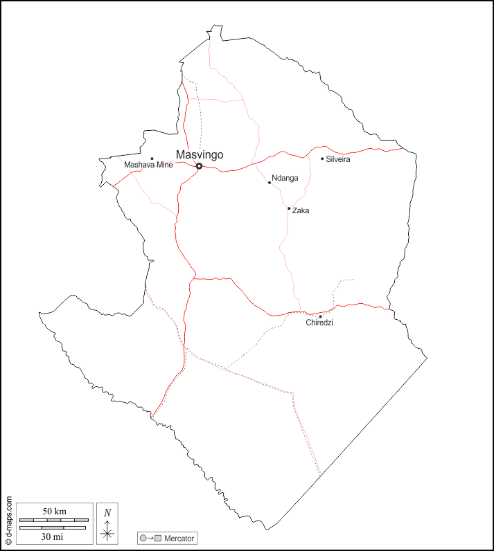 Masvingo Mapa gratuito, mapa mudo gratuito, mapa en blanco gratuito ...