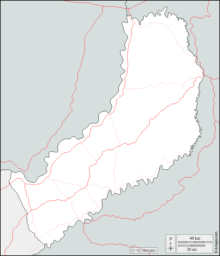 Misiones Mapa gratuito, mapa mudo gratuito, mapa en blanco gratuito ...