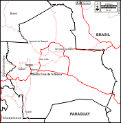 Santa Cruz Department: d-maps.com: free maps, free blank maps, free ...