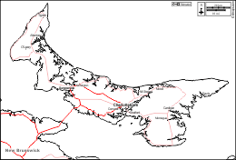 Prince Edward Island: Free maps, free blank maps, free outline maps ...