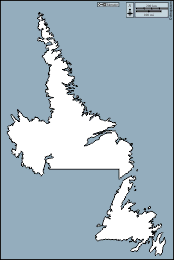Newfoundland and Labrador: Free maps, free blank maps, free outline ...