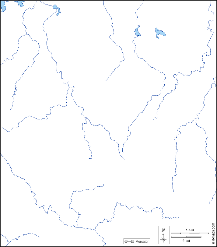 Dajabón, d-maps.com: mapa gratuito, mapa mudo gratuito, mapa en blanco ...