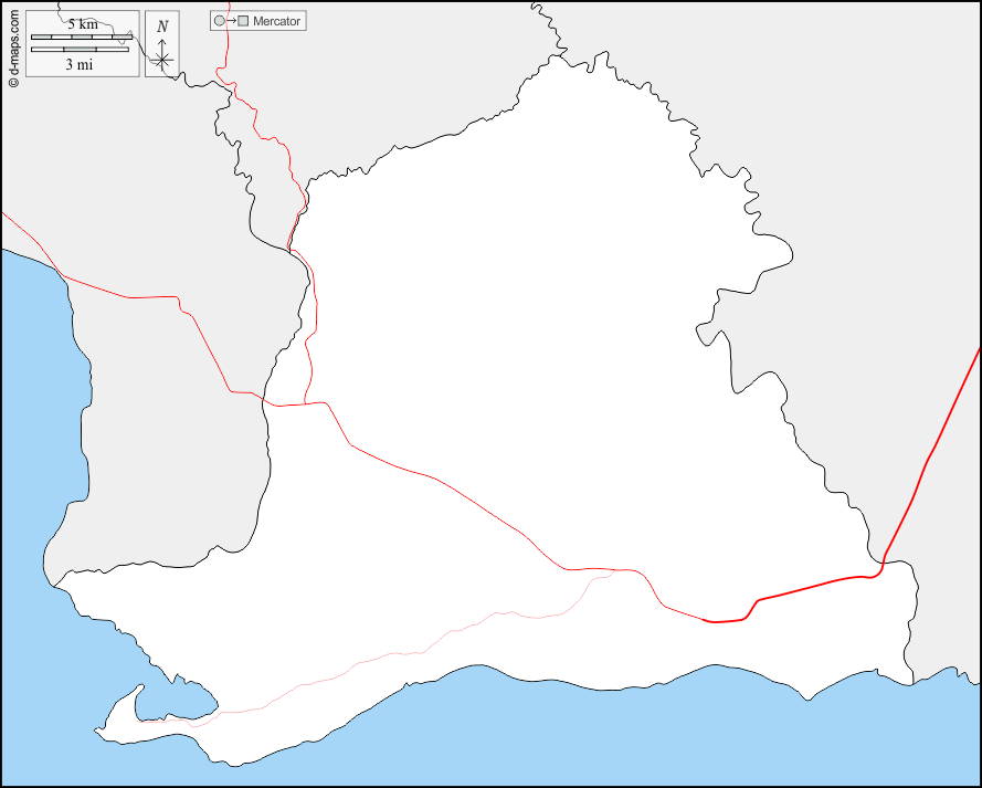 Peravia free map, free blank map, free outline map, free base map ...