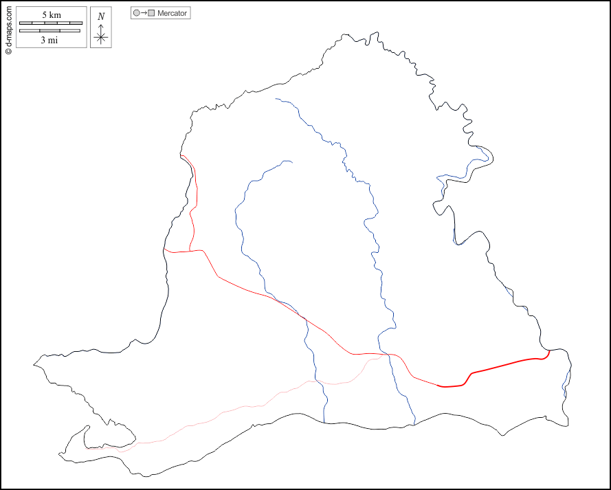 Peravia, d-maps.com: free map, free blank map, free outline map, free ...