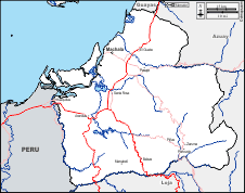 El Oro: d-maps.com: free maps, free blank maps, free outline maps, free ...