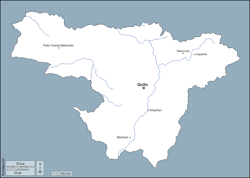 Pichincha, d-maps.com: mapa gratuito, mapa mudo gratuito, mapa en ...