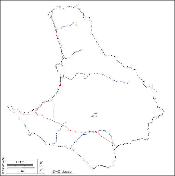 Santa Elena free map, free blank map, free outline map, free base map ...