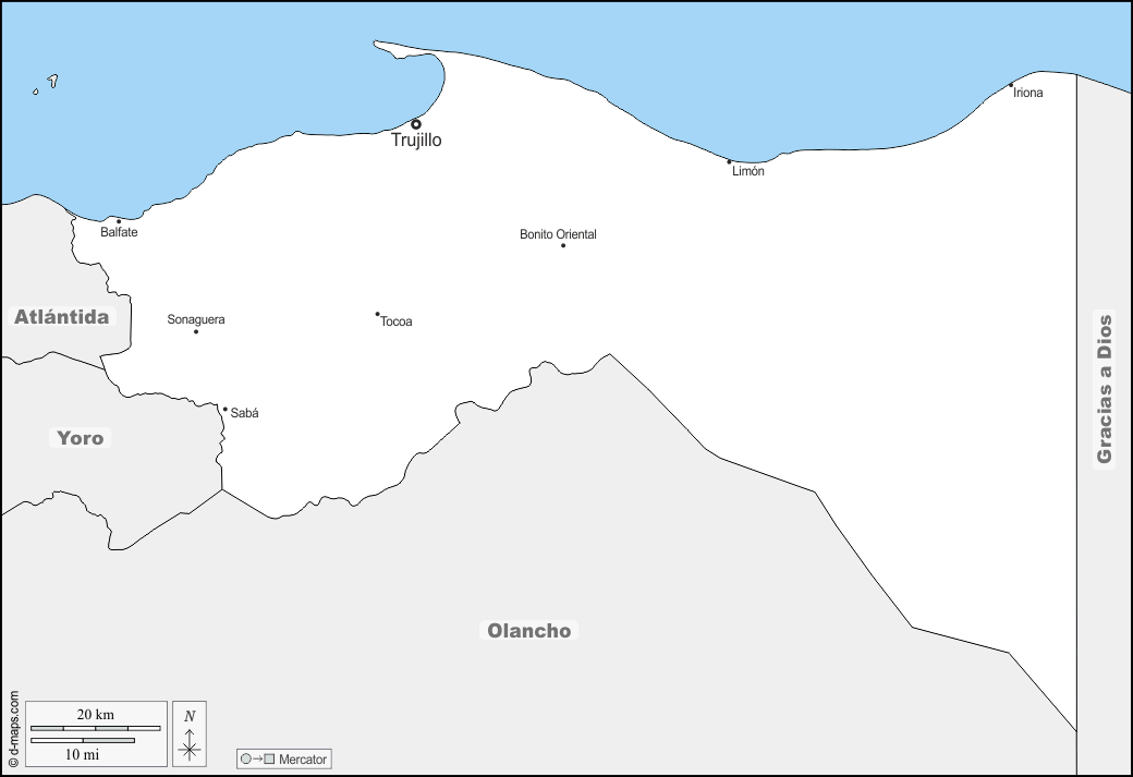 Colón Mapa gratuito, mapa mudo gratuito, mapa en blanco gratuito ...