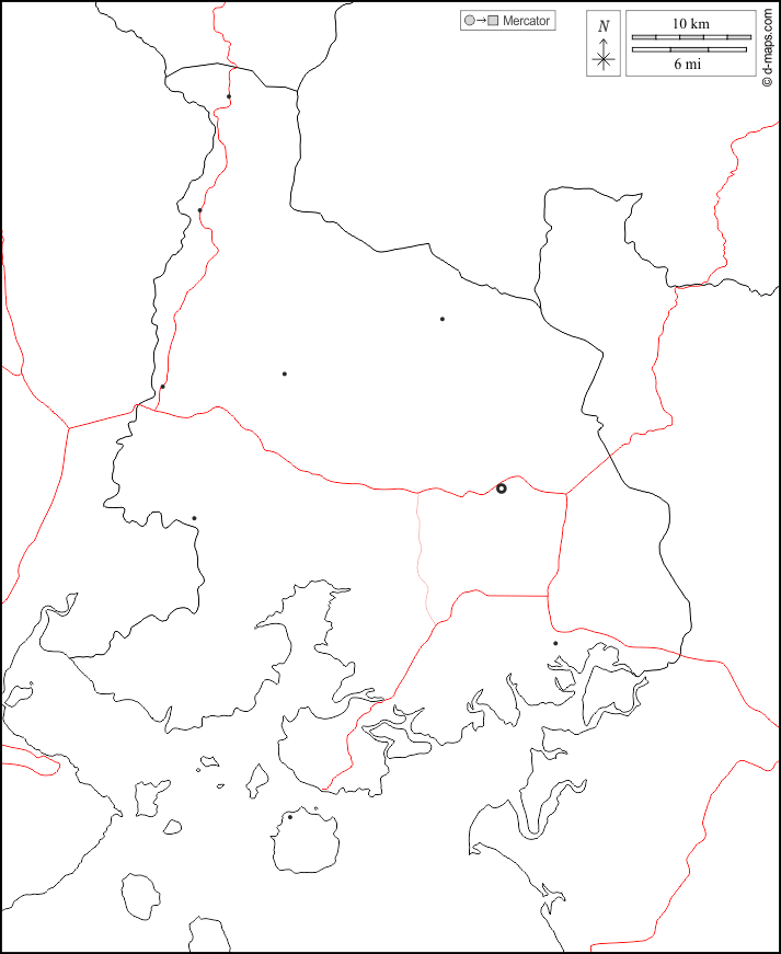 Valle Mapa gratuito, mapa mudo gratuito, mapa en blanco gratuito, plantilla de mapa fronteras ...