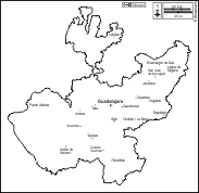 Jalisco: Free maps, free blank maps, free outline maps, free base maps