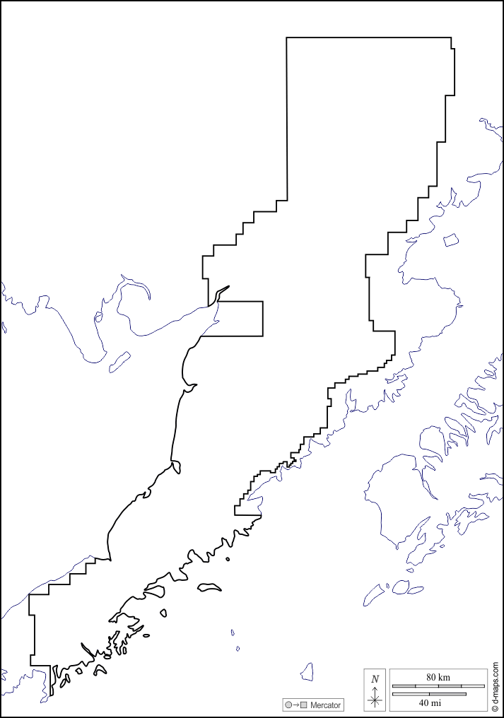 Lake and Peninsula, d-maps.com: free map, free blank map, free outline ...