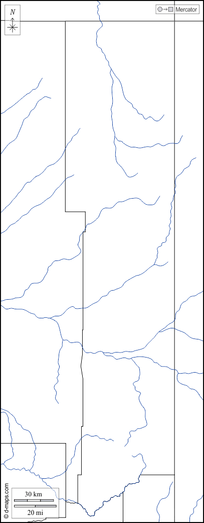 Apache County, d-maps.com: free map, free blank map, free outline map ...