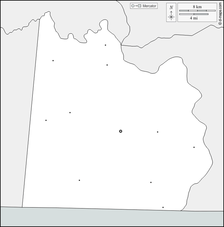 Anson County, d-maps.com: free map, free blank map, free outline map ...