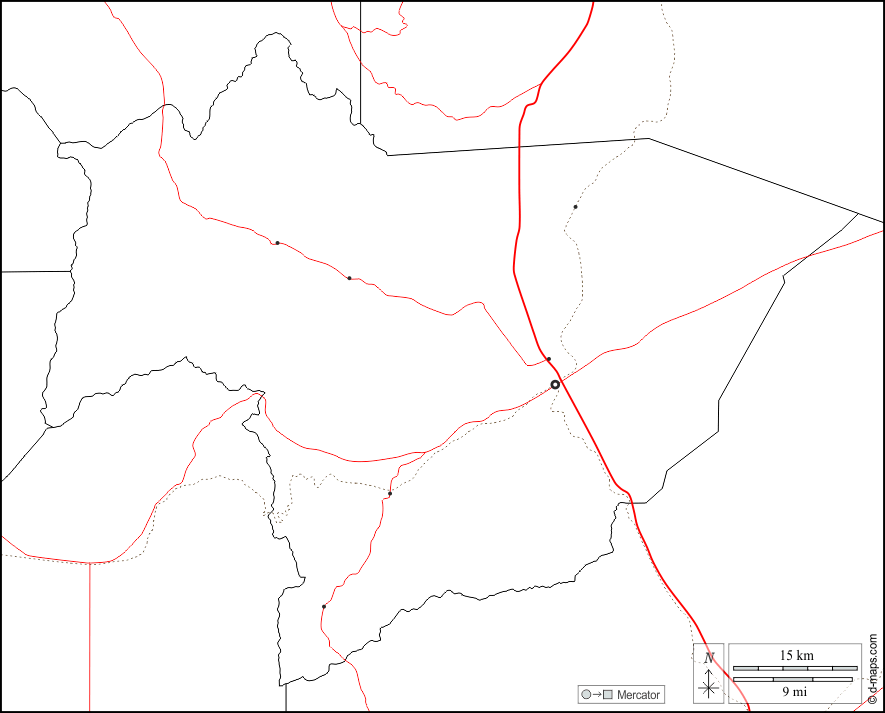 Huerfano County, d-maps.com: free map, free blank map, free outline map ...