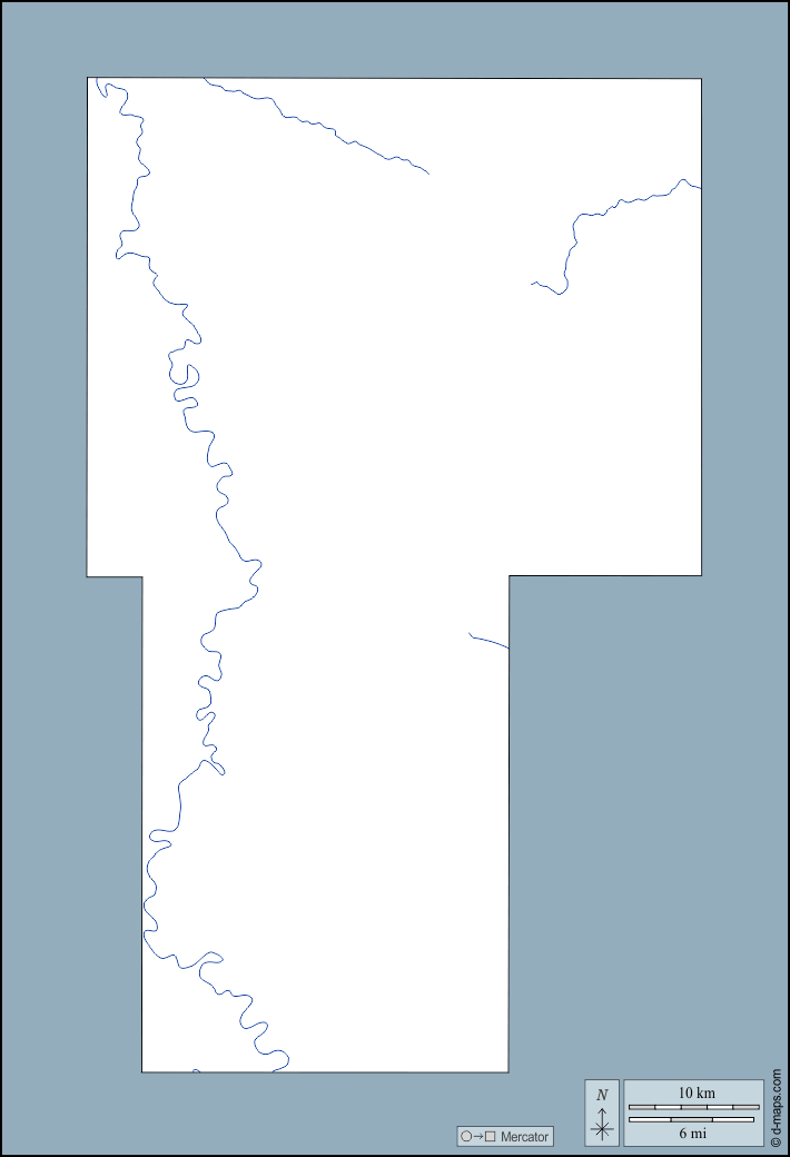 Billings County, d-maps.com: free map, free blank map, free outline map ...