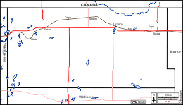 Divide County: d-maps.com: free maps, free blank maps, free outline ...
