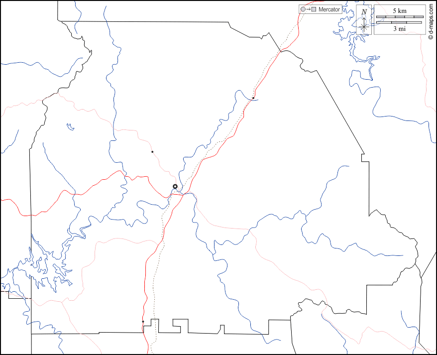 Gilmer County free map, free blank map, free outline map, free base map ...