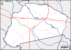 Treutlen County, d-maps.com: free map, free blank map, free outline map ...