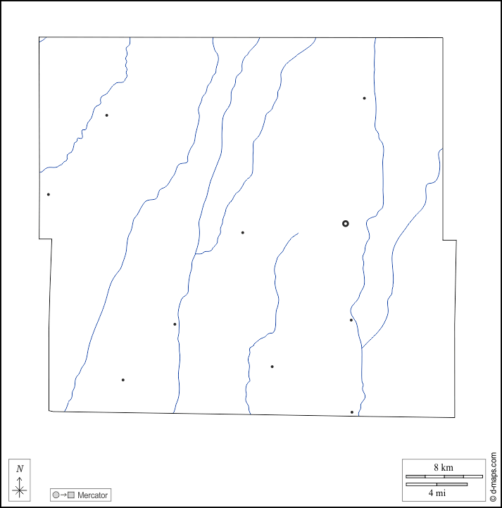 Page County free map, free blank map, free outline map, free base map ...