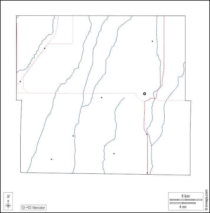 Page County free map, free blank map, free outline map, free base map ...