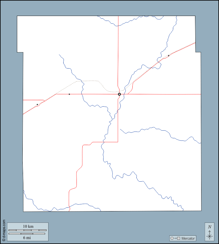 Meade County free map, free blank map, free outline map, free base map ...